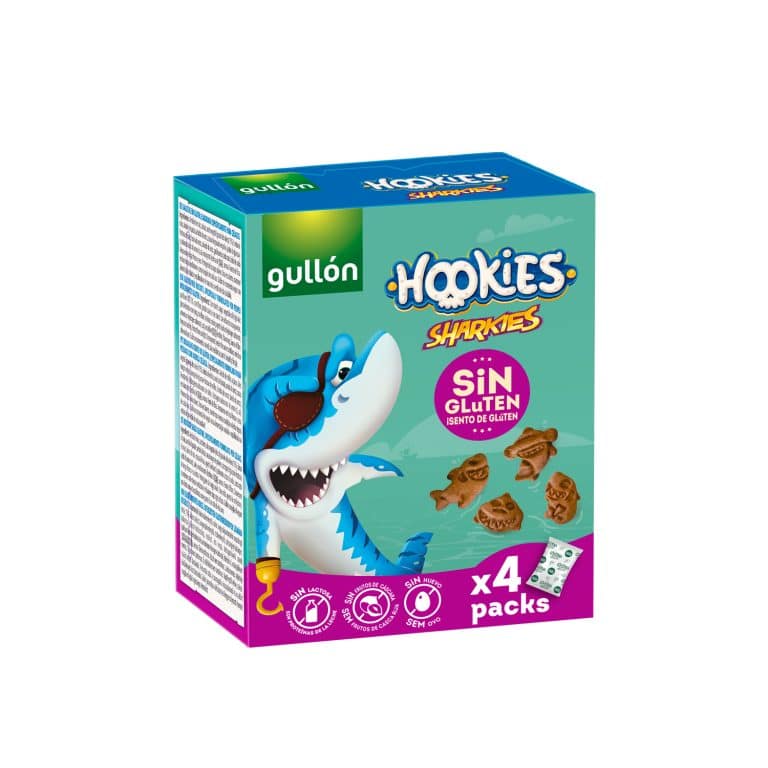 Hookies Sharkies Sin Gluten packs – Sin trazas de leche | Tienda sin ...
